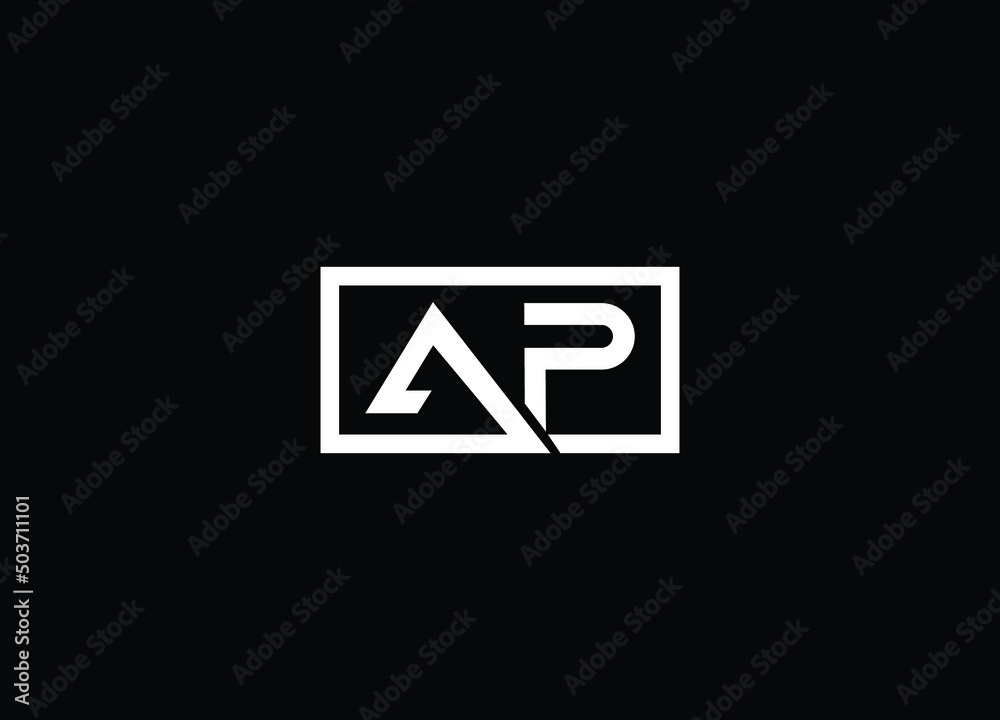 AP Letter Logo Design. Creative Modern Alphabet letters monogram icon A ...