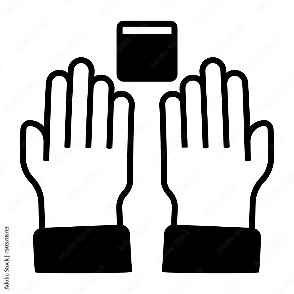 Raising hands for dua Vector Icon Design, Eid al-Adha or Eid-ul-Kabir ...