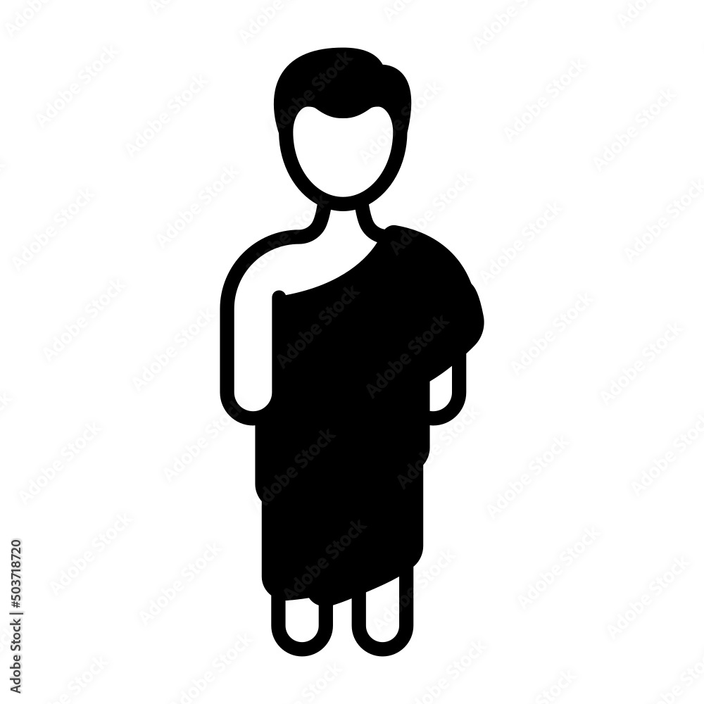 Umrah or Hajj prescribed attire Vector Icon Design, Eid al-Adha or Eid ...