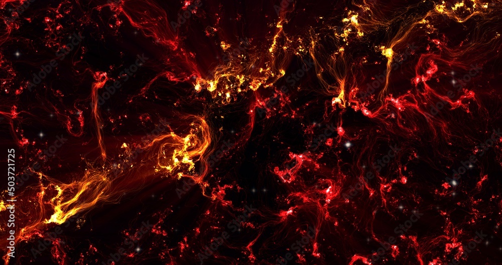 Abstract View from plasma fire hell. red wallpaper, the universe is ...