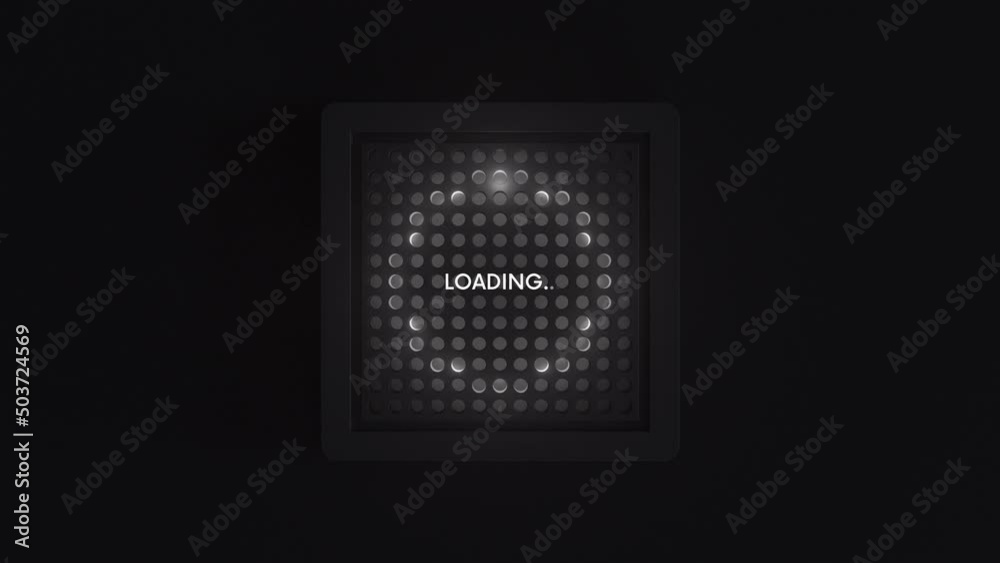 3d cut holes light rotating on surface seamless loop 4K UHD loading ...