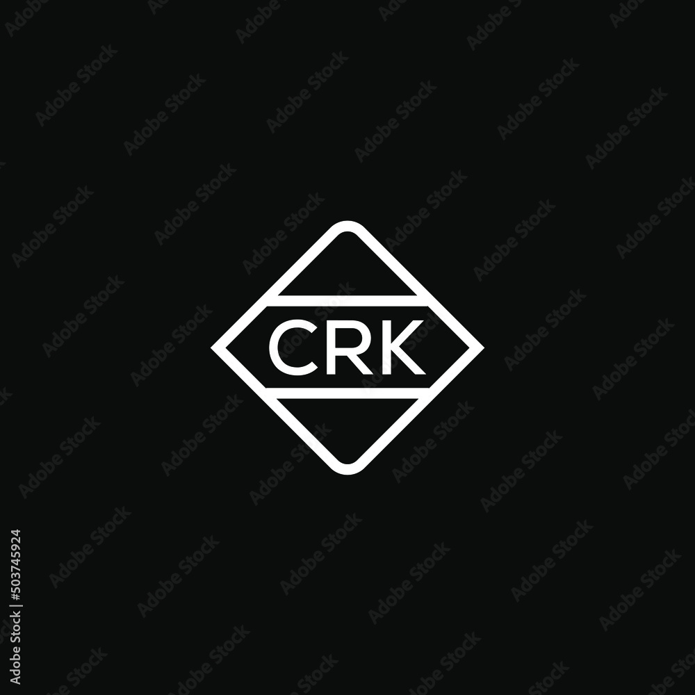 CRK letter design for logo and icon.CRK monogram logo.vector ...