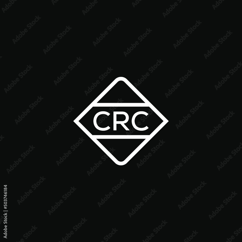 CRC letter design for logo and icon.CRC monogram logo.vector ...