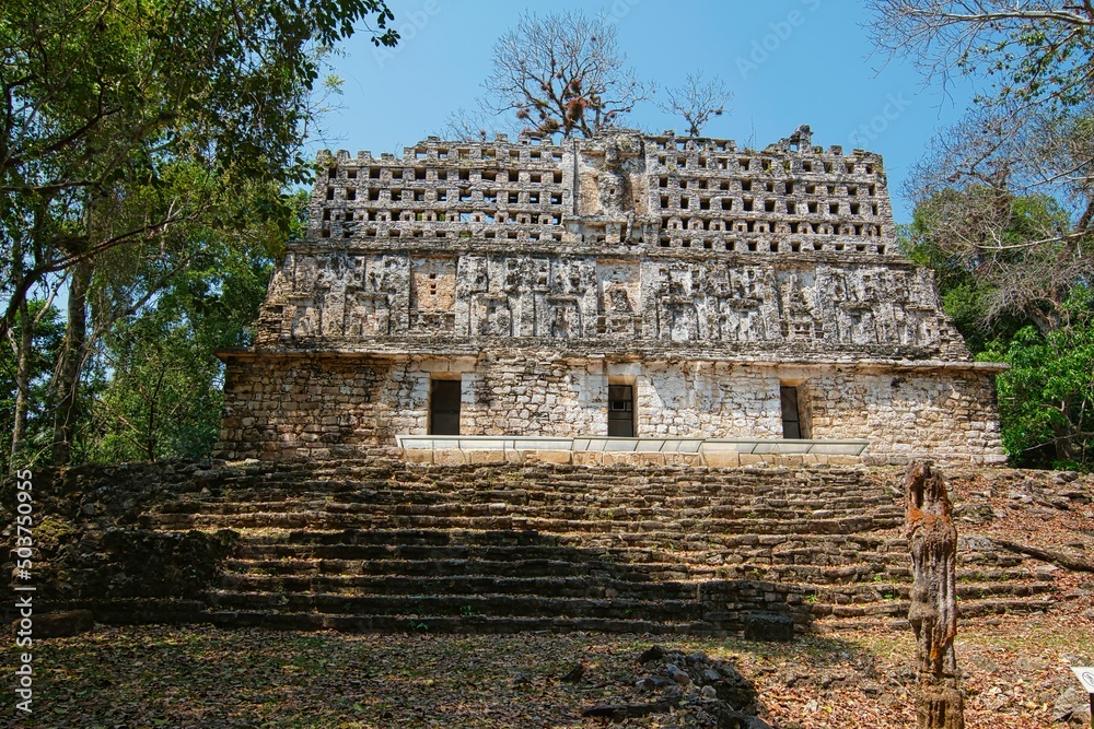 Archaeological Site of Yaxchilan is an ancient Maya city located on the ...