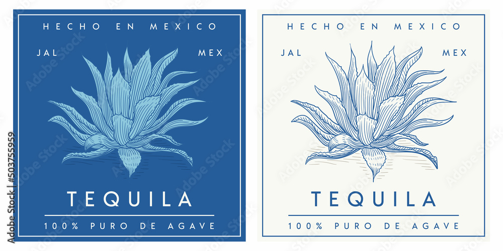 Tequila Label Template
