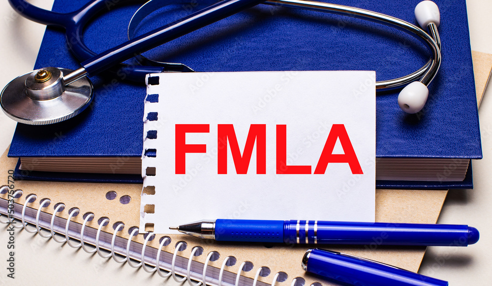 On the table are notepads, a stethoscope, a pen and a sheet of paper ...