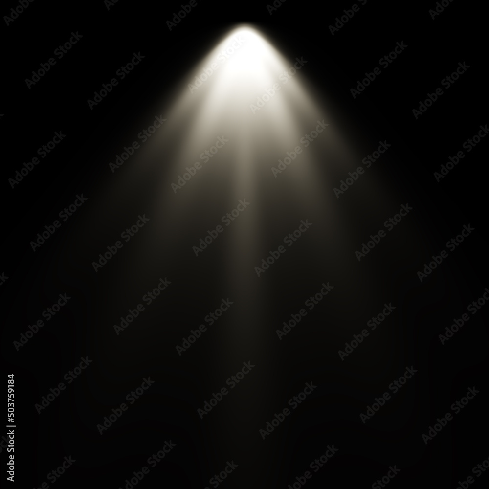 Spotlight Overlays. Spotlight isolated on black background. Stage ...