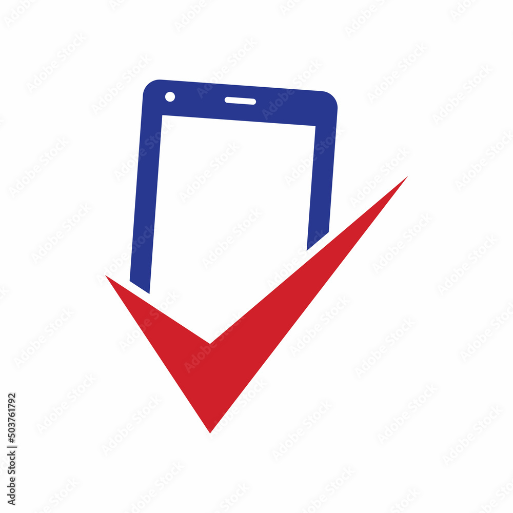 Check mobile logo design template vector. Mobile Repair Logo icon ...