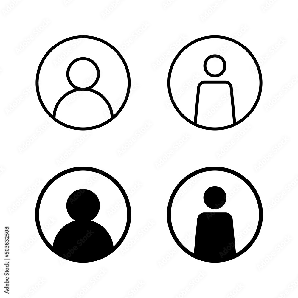 User Icons vector. person sign and symbol. people icon. Stock Vector ...