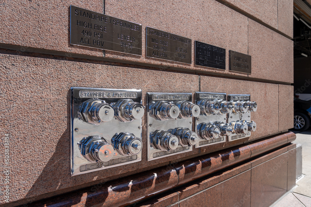 Fire Department Connections for Sprinkler Systems and pump test ...