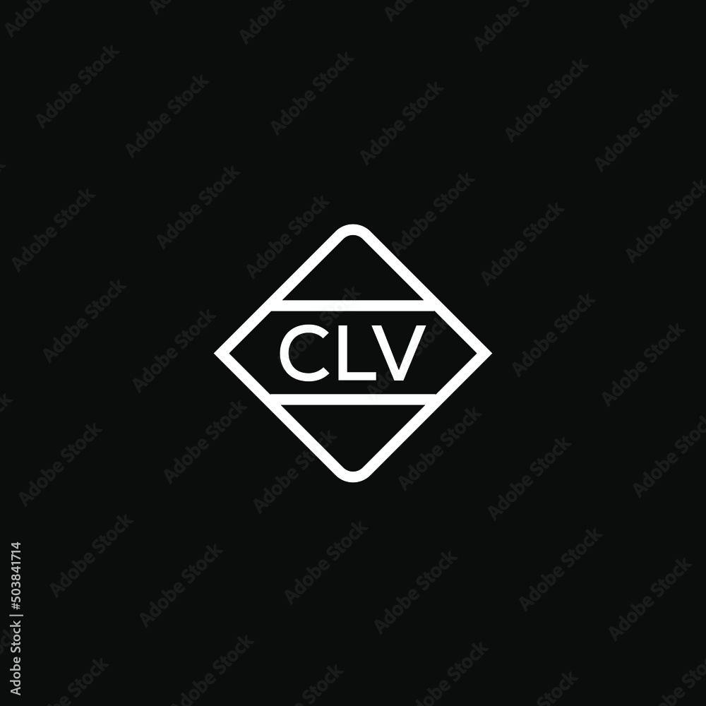CLV letter design for logo and icon.CLV monogram logo.vector ...