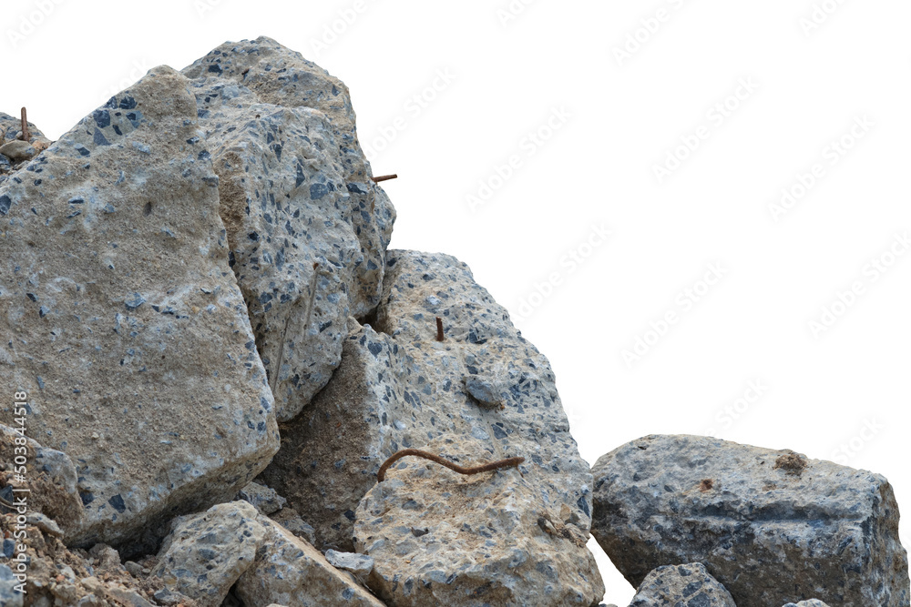 rubble ruin brick building wall broken demolition destruction pile ...