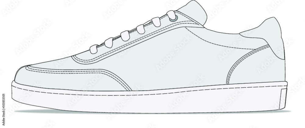 Tennis Shoe Template