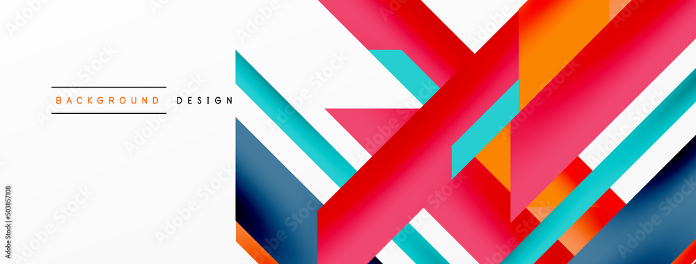 Dynamic lines background. Wallpaper for concept of AI technology ...