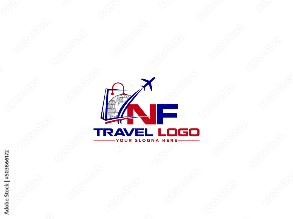 Modern NF Logo Image, Letter Nf fn Logo Icon Vector For Global Brand ...