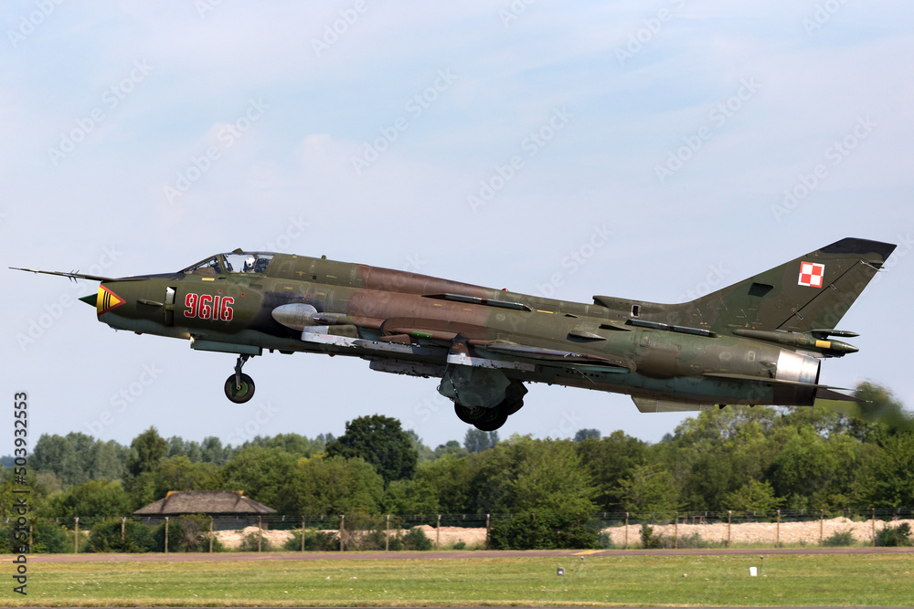 RAF Fairford, Gloucestershire, UK - July 12, 2014: Polish Air Force ...