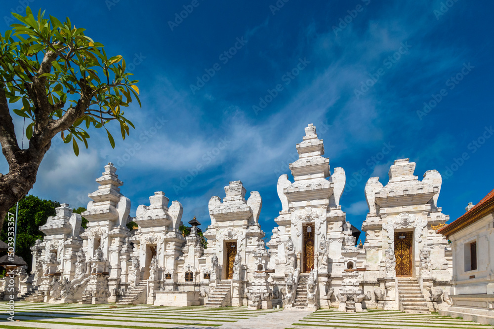 Pecatu temple - Pura Desa Lan Puseh Desa Adat Pecatu, Bali Stock Photo ...