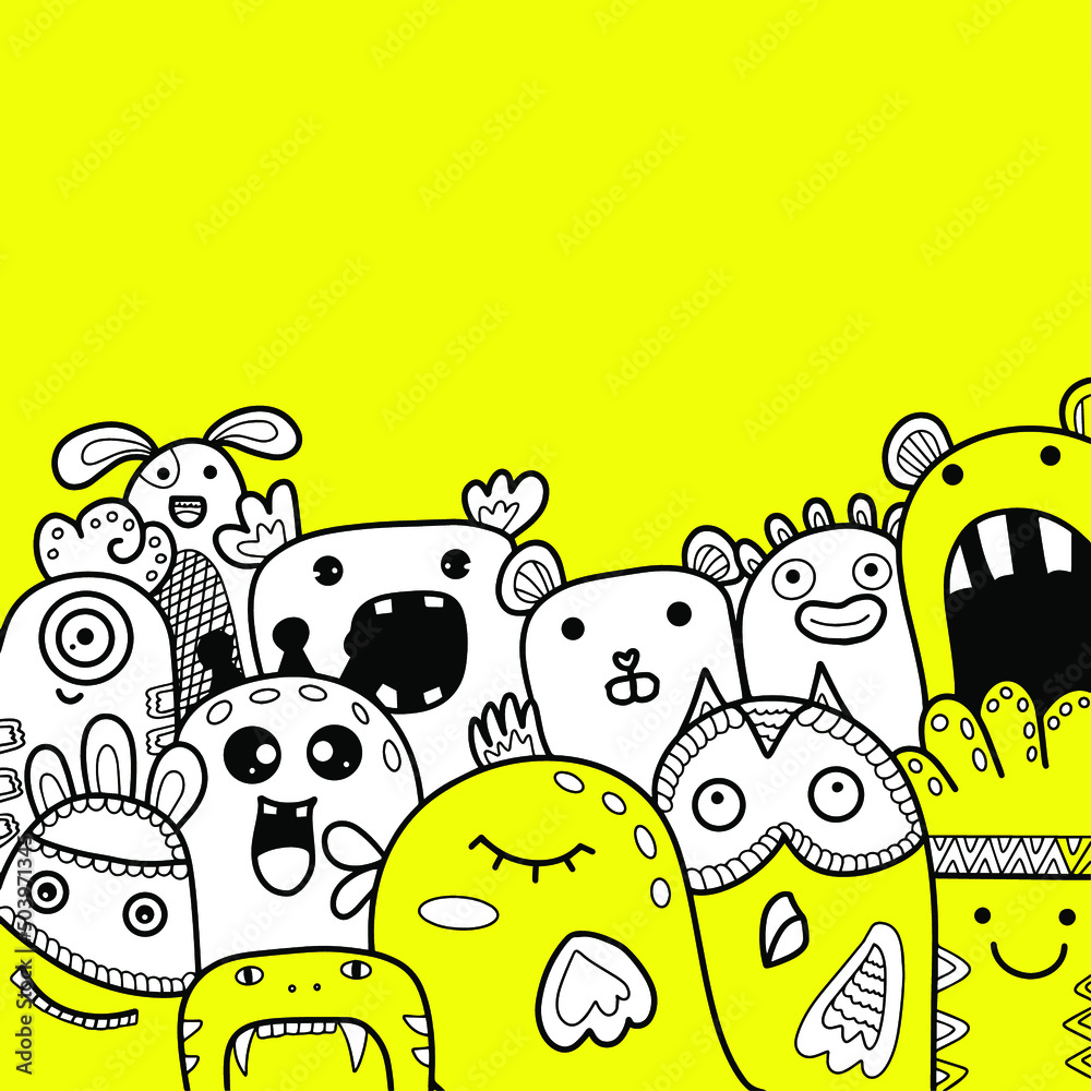 Simple Doodle Art Posters