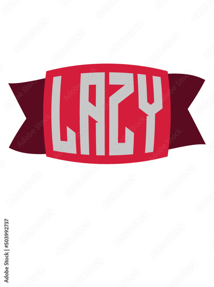 Logo Flagge Lazy Stock Vector | Adobe Stock