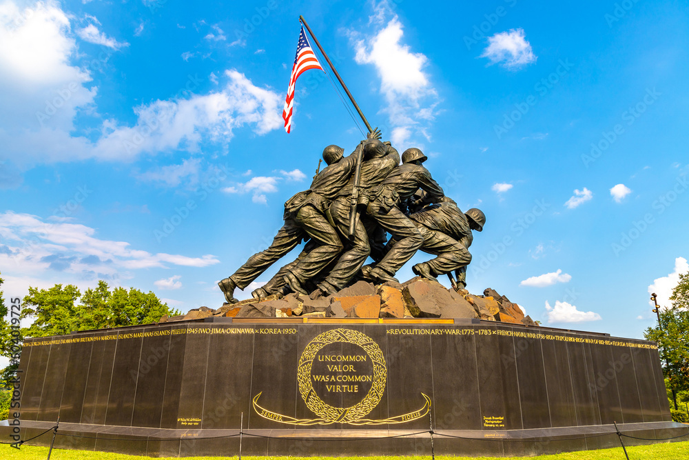 US Marine Corps War Memorial Stock Photo | Adobe Stock