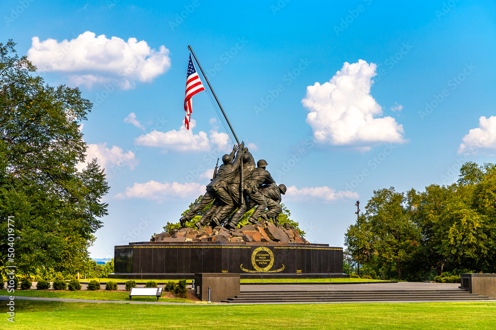 US Marine Corps War Memorial Stock Photo | Adobe Stock