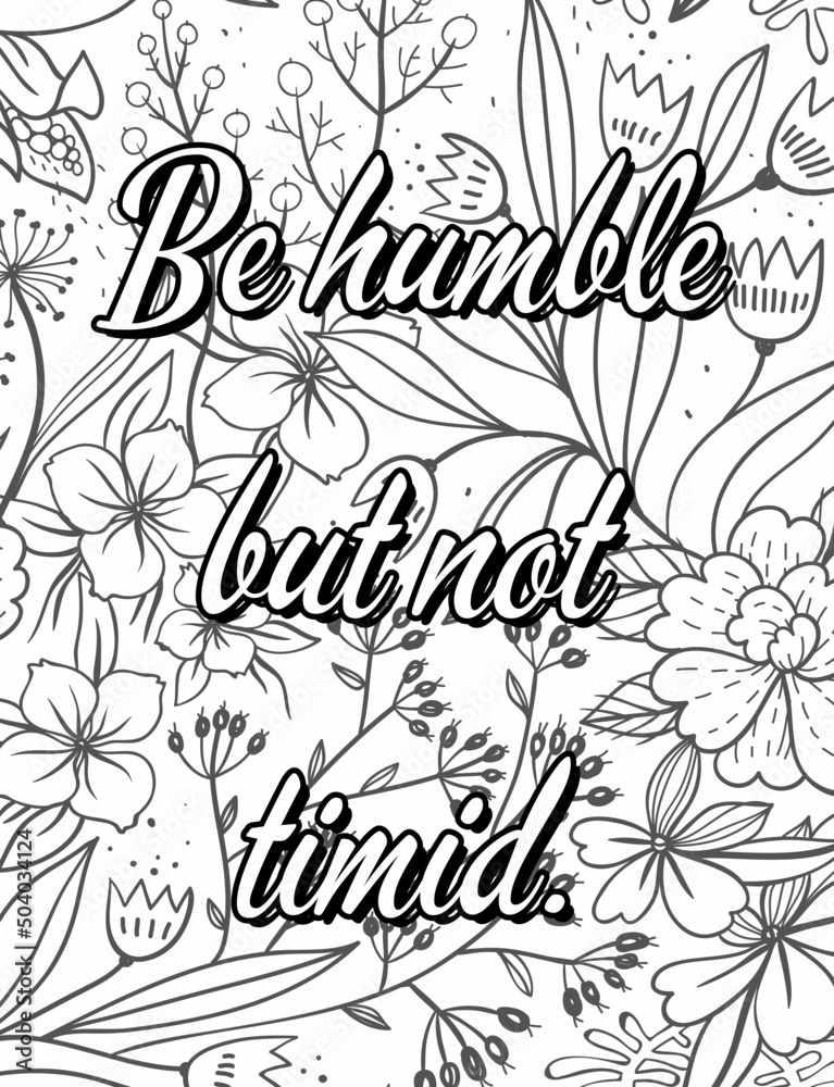 Inspirational Motivational quotes coloring pages, positive Affirmations ...