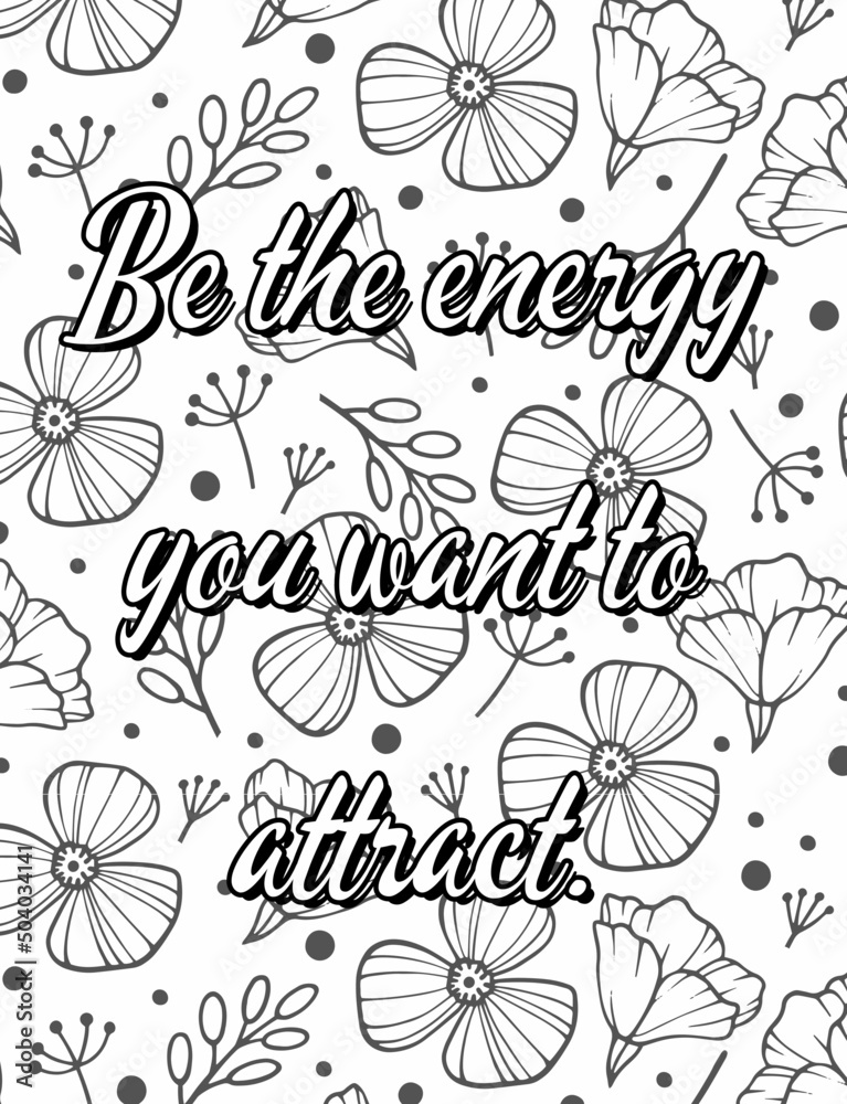 Inspirational Motivational quotes coloring pages, positive Affirmations ...