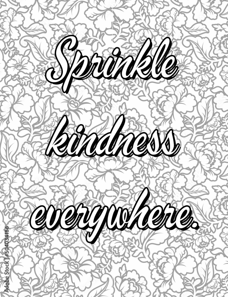 Inspirational Motivational quotes coloring pages, positive Affirmations ...