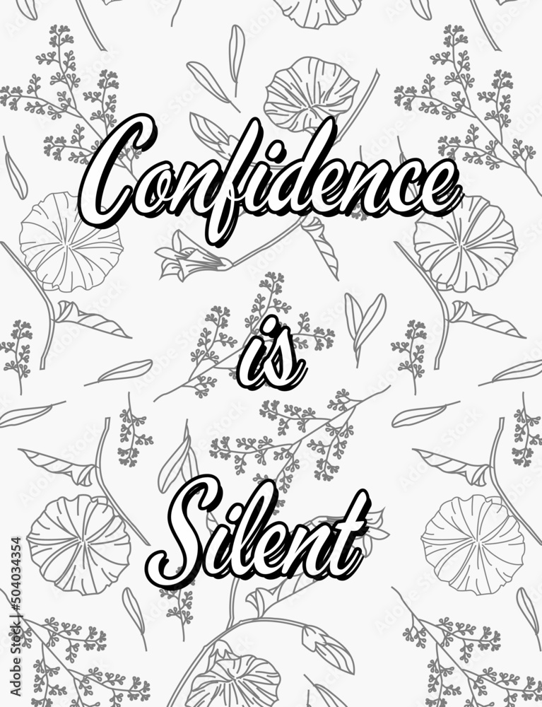 Inspirational Motivational quotes coloring pages, positive Affirmations ...