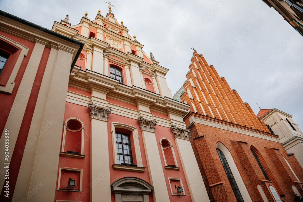 Warsaw, Poland, 13 October 2021: St. John's Archcathedral, Roman ...