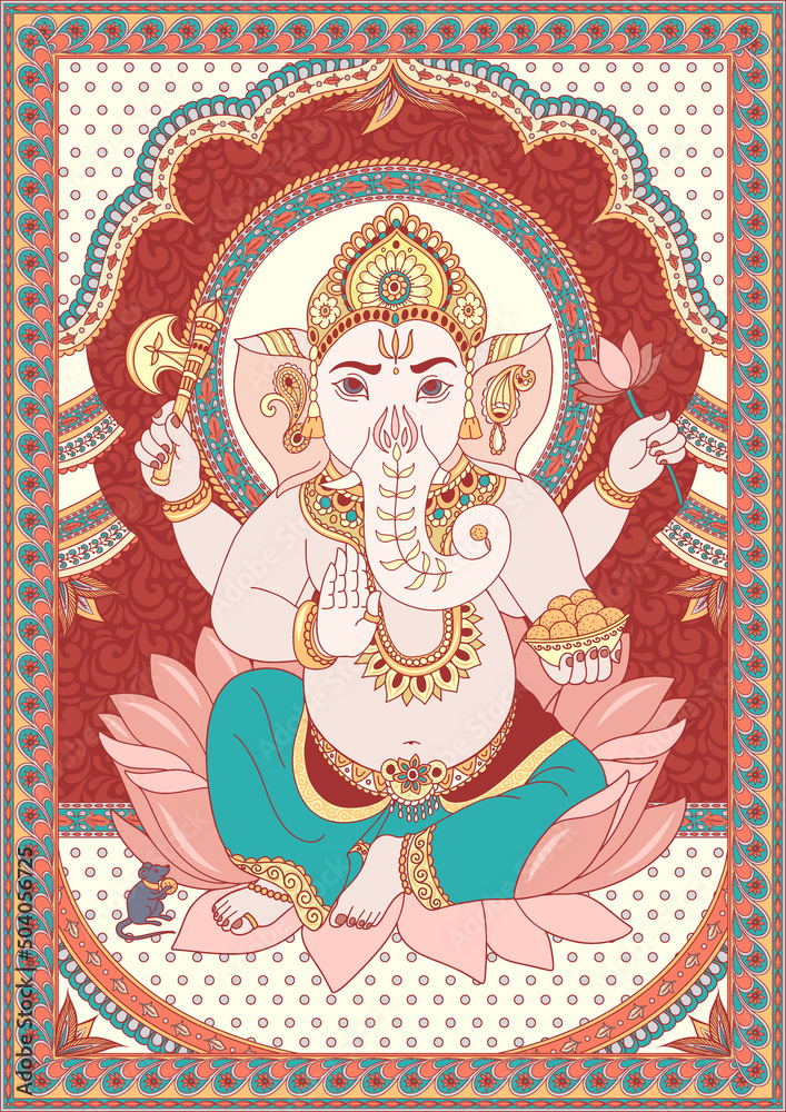 Ganesha is the Indian god of wealth and abundance. The God of wisdom ...