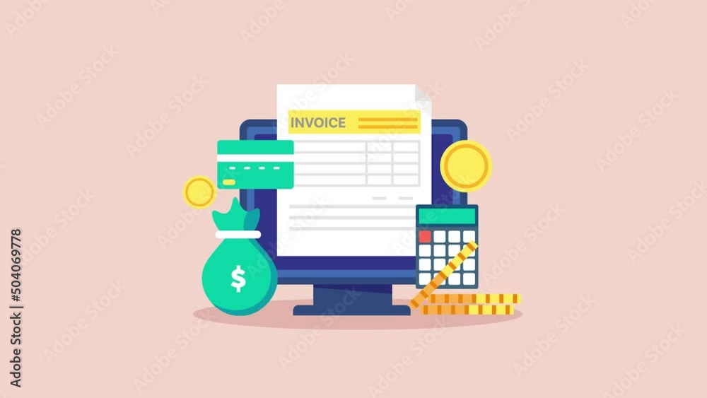 Online invoice software technology with document, accounting, money ...