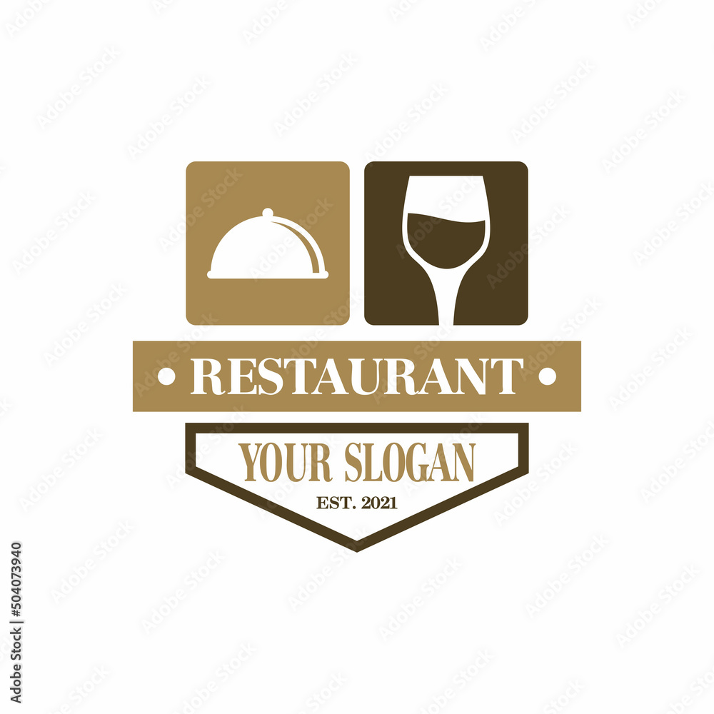 restaurant logo , food logo vector Stock Vector | Adobe Stock