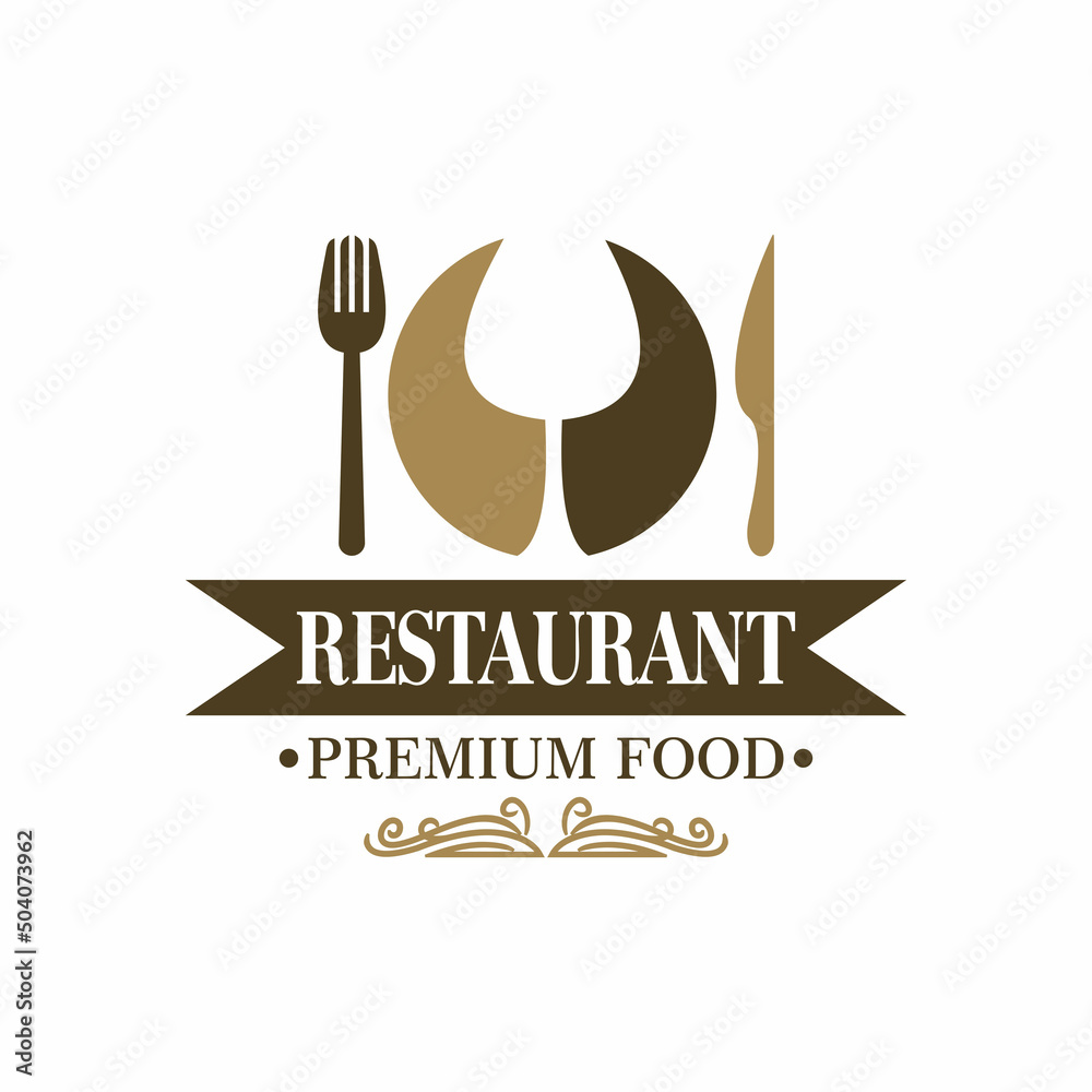 restaurant logo , food logo vector Stock Vector | Adobe Stock