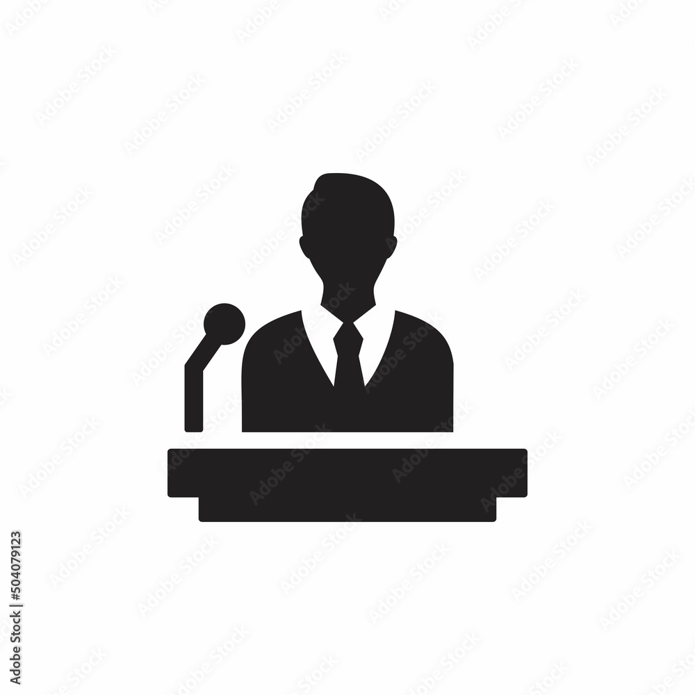 Public Speech Icon
