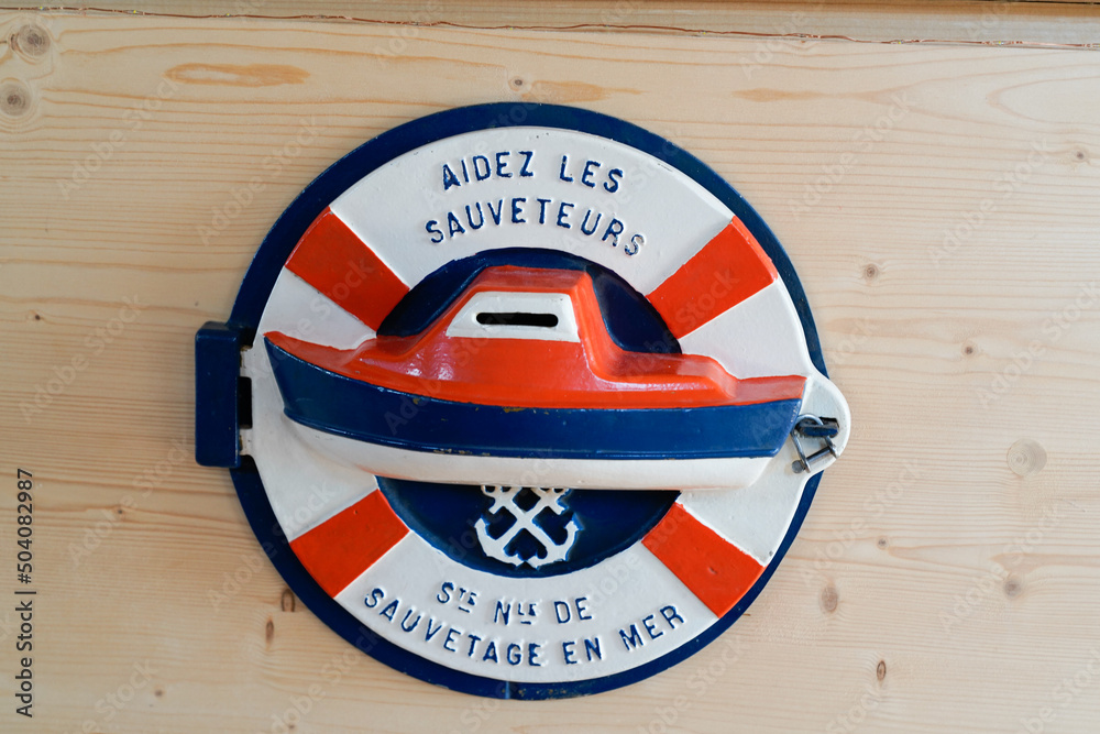 snsm societe nouvelle de sauvetage en mer logo sign and brand text on ...