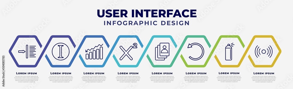 vector infographic design template with icons and 8 options or steps ...