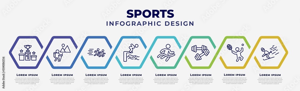 vector infographic design template with icons and 8 options or steps ...