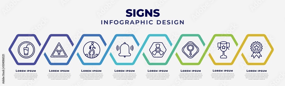 vector infographic design template with icons and 8 options or steps ...