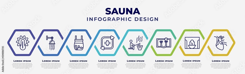 vector infographic design template with icons and 8 options or steps ...