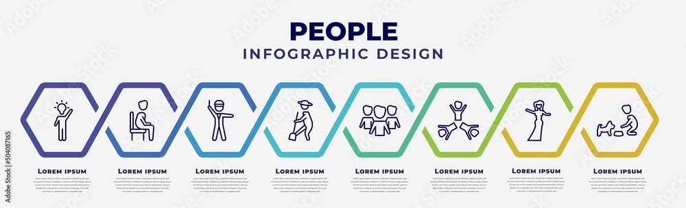 vector infographic design template with icons and 8 options or steps ...