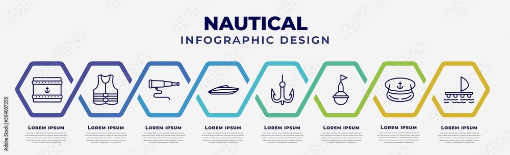 vector infographic design template with icons and 8 options or steps ...