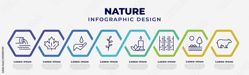vector infographic design template with icons and 8 options or steps ...