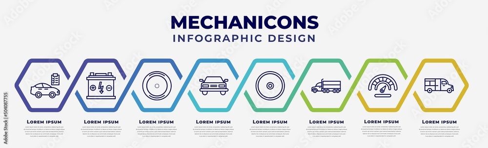 vector infographic design template with icons and 8 options or steps ...