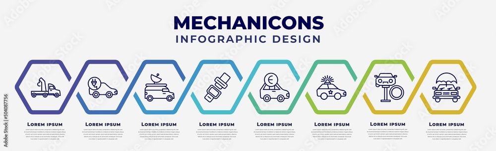 vector infographic design template with icons and 8 options or steps ...
