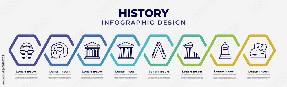 vector infographic design template with icons and 8 options or steps ...