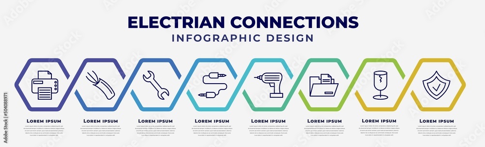 vector infographic design template with icons and 8 options or steps ...