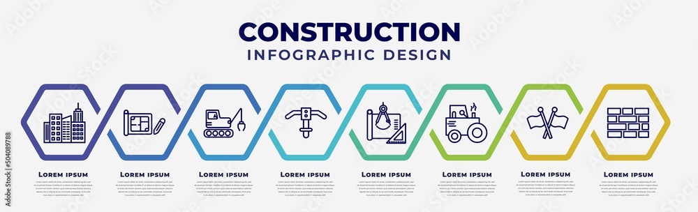 vector infographic design template with icons and 8 options or steps ...