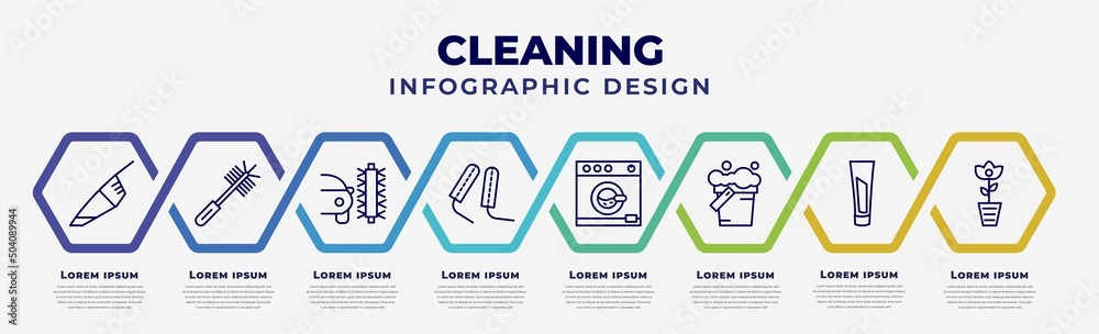 vector infographic design template with icons and 8 options or steps ...