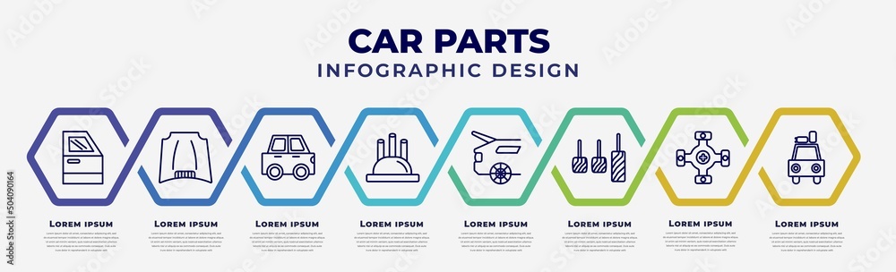 vector infographic design template with icons and 8 options or steps ...